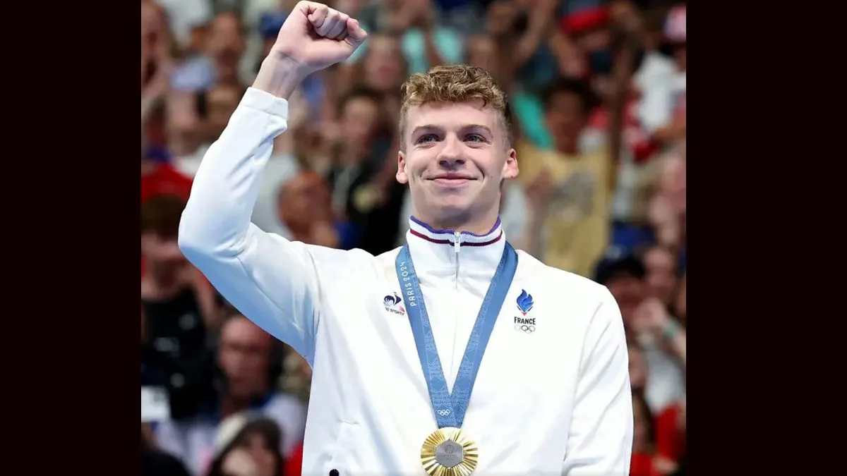 Les ambitions de Léon Marchand, triple champion olympique - Magazine ...