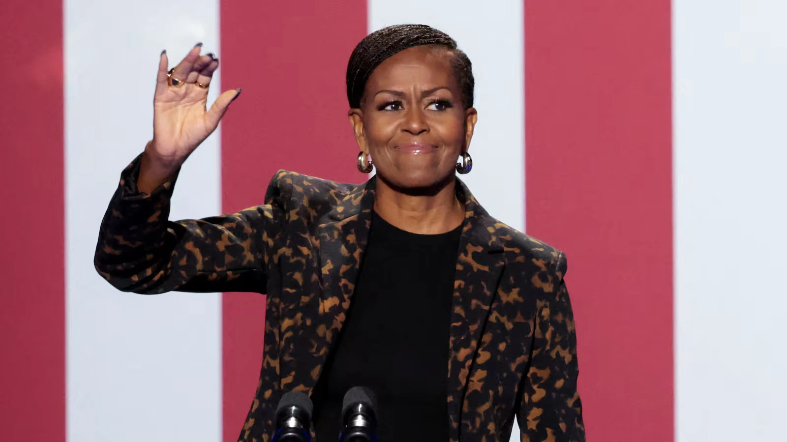 Michelle Obama : Discours enflammé pour les droits des femmes ...